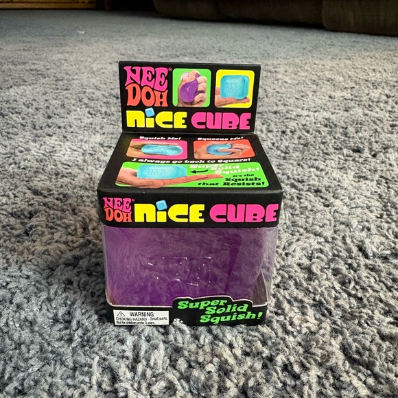 Toys | Nwt Purple Nee Doh Nice Cube Stress Squish Toy | Poshmark